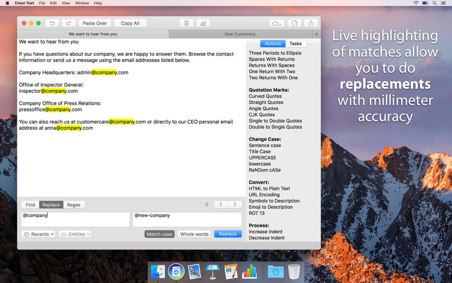 Clean Text For Mac Apimac
