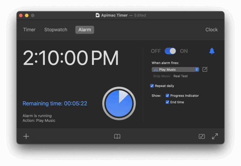Timer for Mac | Apimac